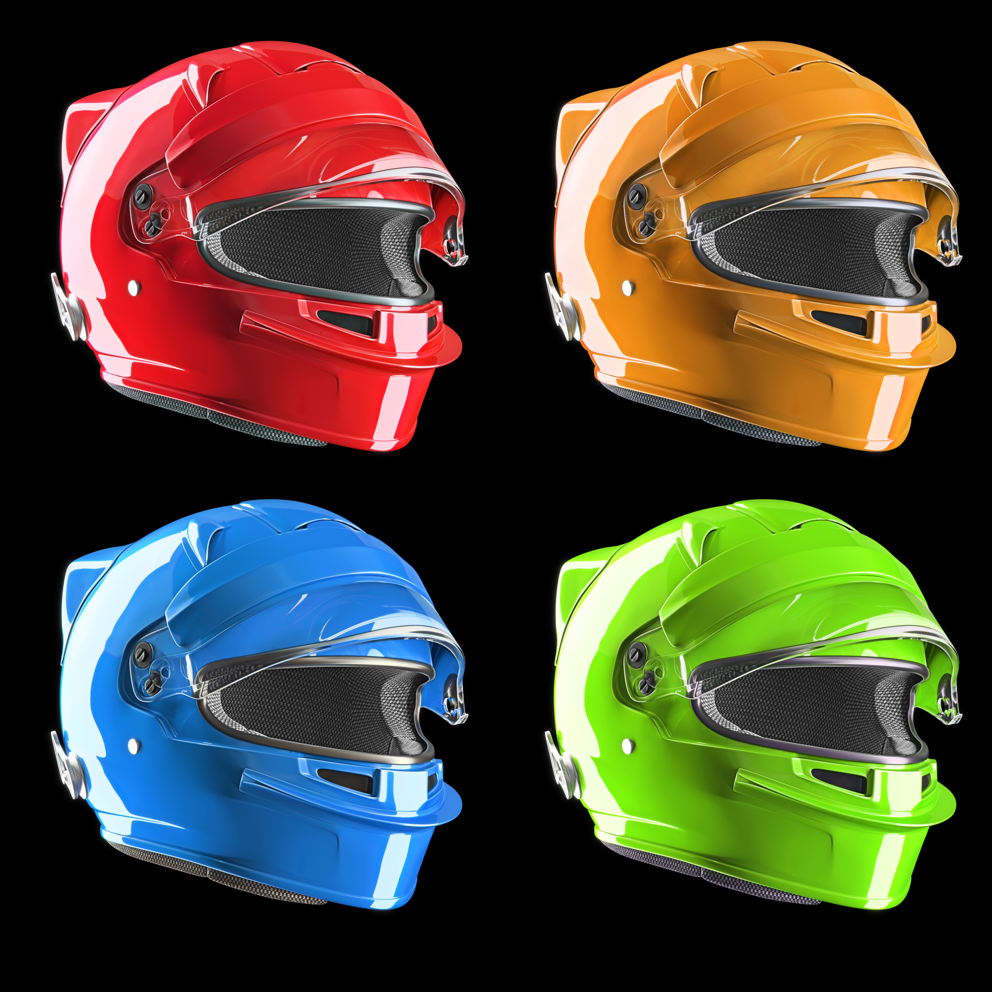 BELL HP7 RACING HELMET | PRODUCT RENDERINGS